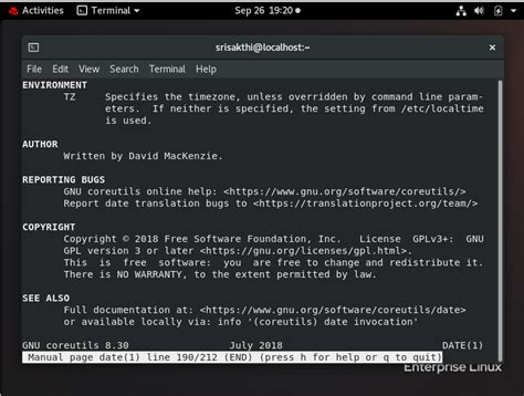 Linux Date Commands Arth 2 0 — Task 1 4 By Sri Sakthi C B Medium