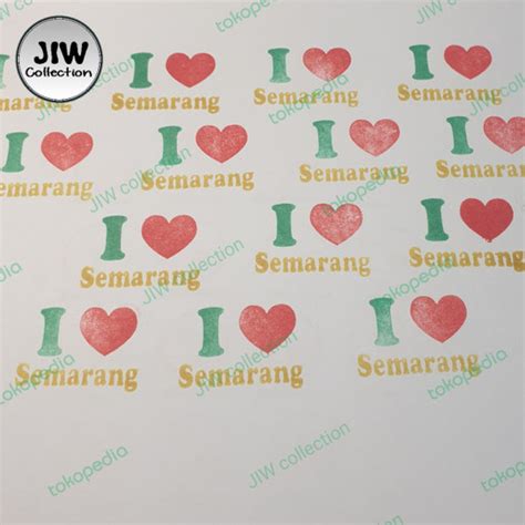 Jual Custom Stampel Warna Nama Logo Stempel Stemple Stample 3 Warna Kota Semarang Jiw