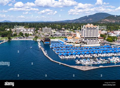 Coeur D Alene Idaho August 12 Aerial View Of The Coeur D Alene