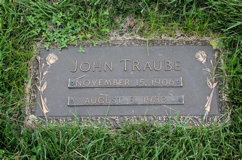 John Traube 1906 1988 Find A Grave Memorial