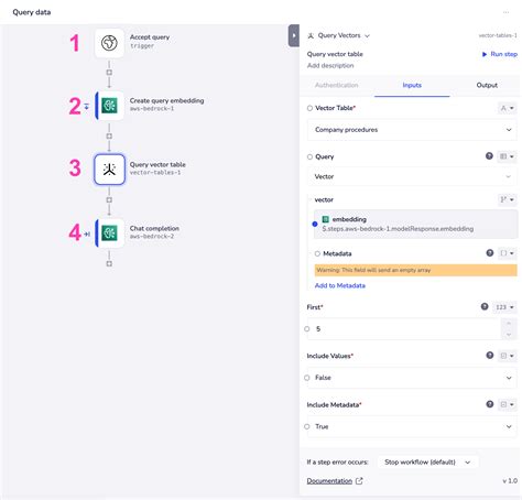 Getting Started With Vector Tables Tray Documentation