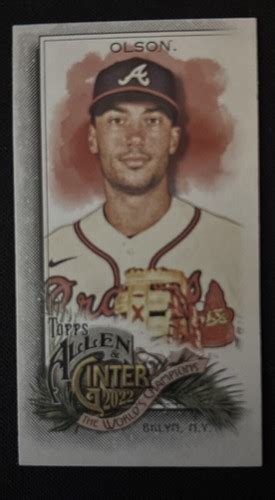 2022 Topps Allen And Ginter Mini 57 Matt Olson Atlanta Braves Ebay