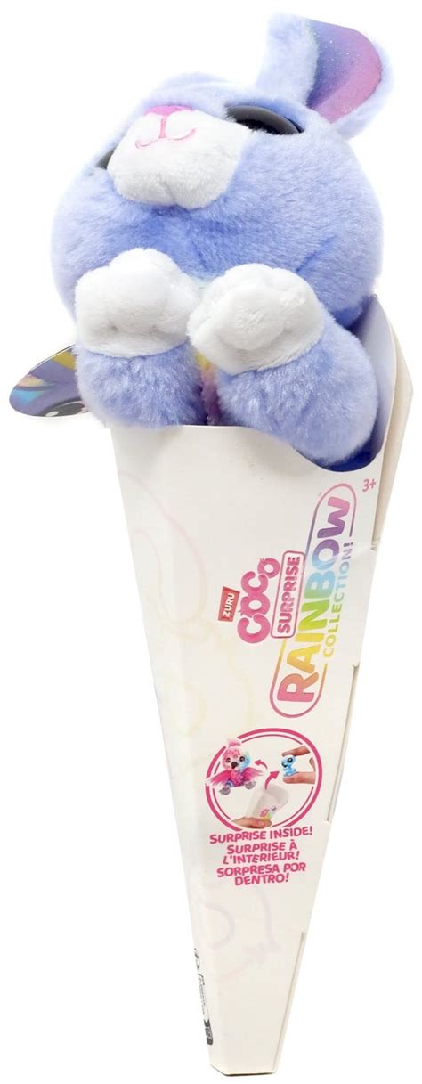 Zuru Coco Cones Rainbow Collection Flashy Plush 6 Pieces