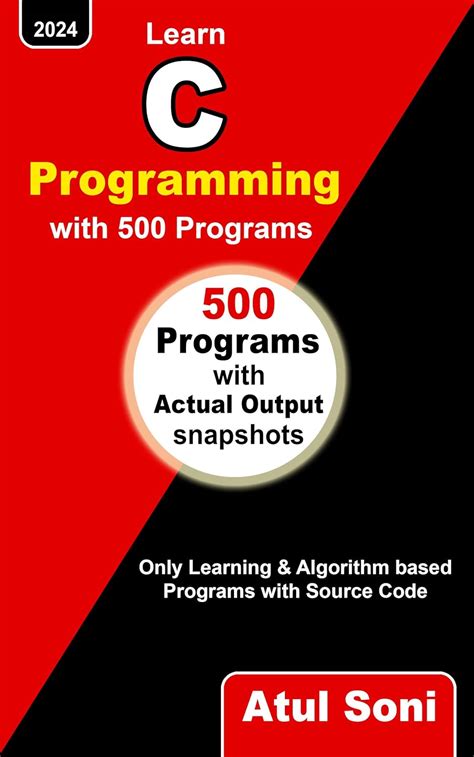 Learn C Programming With 500 Programs Only Learning And Algorithm