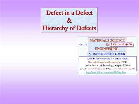 PPT Defect In A Defect Hierarchy Of Defects PowerPoint Presentation ID 815909