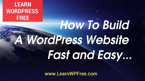 How To Make A Wordpress Website 2015 Free Wordpress Tutorials Youtube