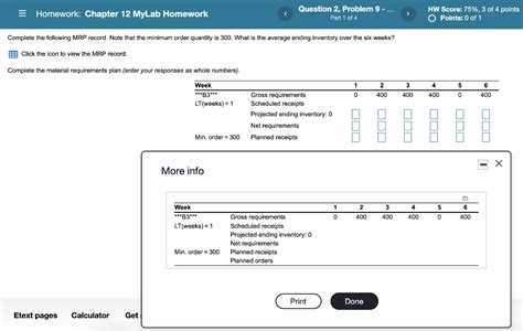 Solved Homework Chapter 12 Mylab Homework Question 2