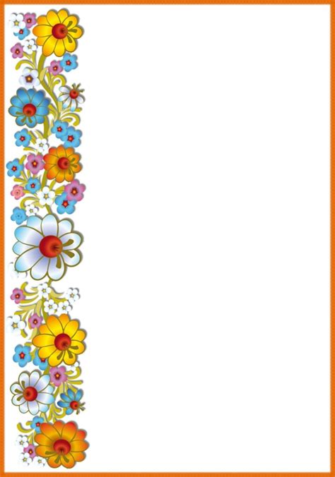 Матеріал для оформлення КВІТКОВІ РАМКИ НУШ