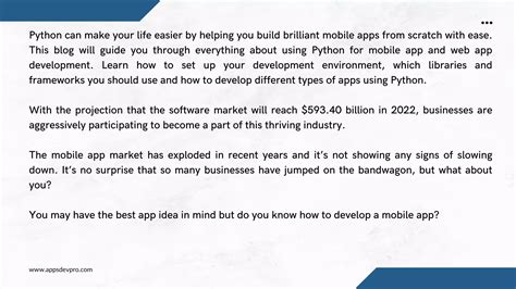 A Complete Guide To Develop An App Using Python Pdf
