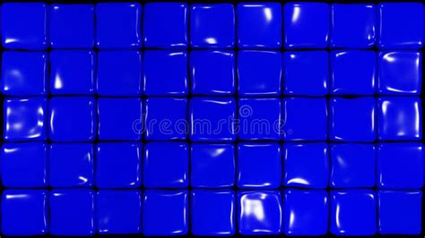 Red Soft Cubes Randomly Moving Pattern Jelly Cubes Warping Abstract Boxes 3d Render Stock