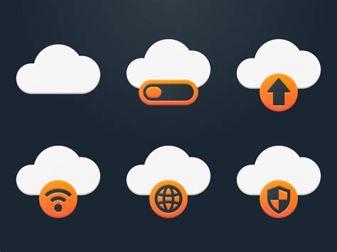 Cloud Computing Icons By Creative Ink On Dribbble