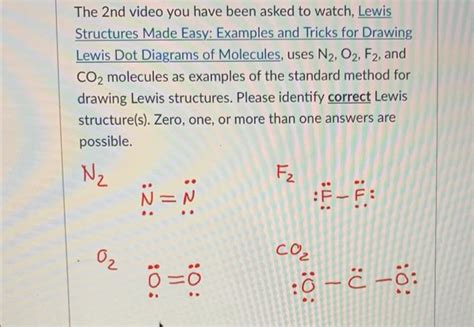 F2 Lewis Dot Structure