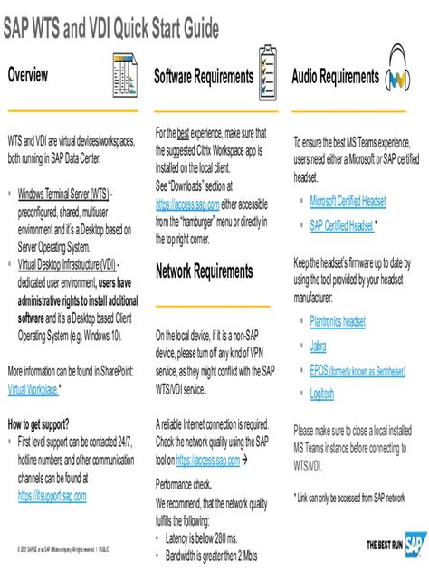 fillable online sap windows terminal server wts and virtual desktop