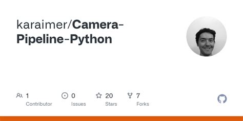 Github Karaimer Camera Pipeline Python