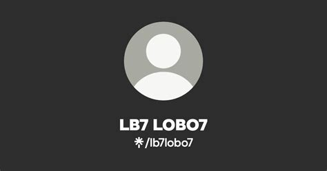 Lb7 Lobo7 Instagram Linktree
