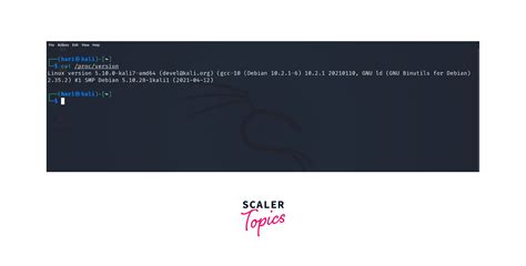 How To Check Linux System Version Scaler Topics