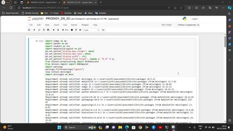 completed eda task at prodigy infotech anjali shinde posted on the topic linkedin