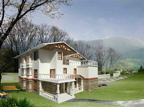 独栋欧式别墅外观图 别墅设计图