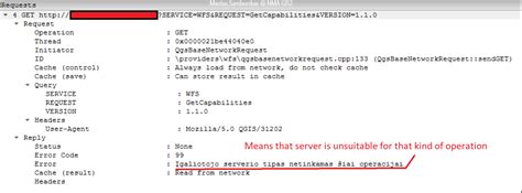 Qgis Desktop Wfs Getcapabilities Fails With Unexpected End Of File Geographic Information