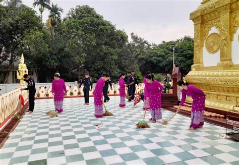 ရခိုင်ပြည်နယ် မောင်တောမြို့၌ ၇၇ နှစ်မြောက် မြန်မာနိုင်ငံမီးသတ်တပ်ဖွဲ့နေ့ကို ကြိုဆိုဂုဏ်ပ