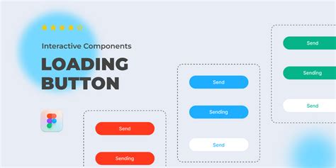 Figma Interactive Loading Button Animation UI Design Figma