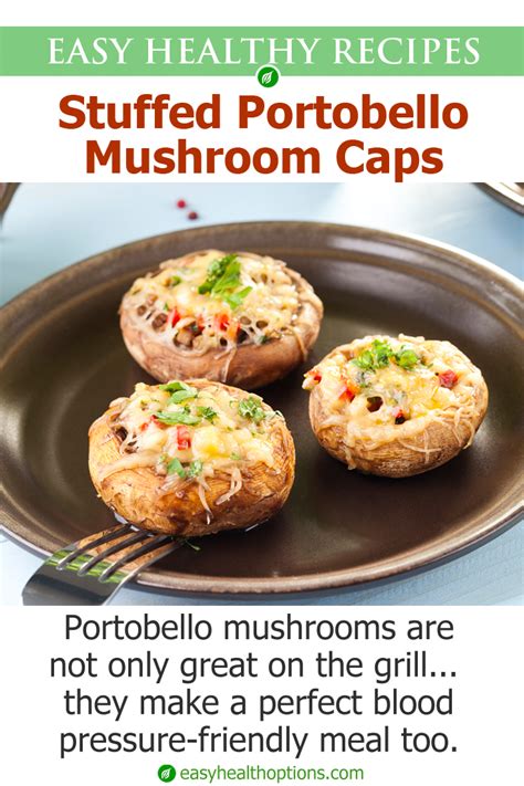 Recipe Stuffed Portobello Mushroom Caps Easy Health Options