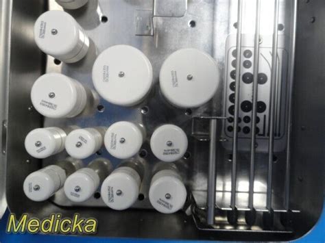 Used Nucletron 084350 Brachytherapy Applicator Set W Case Heads And Applicators For Sale