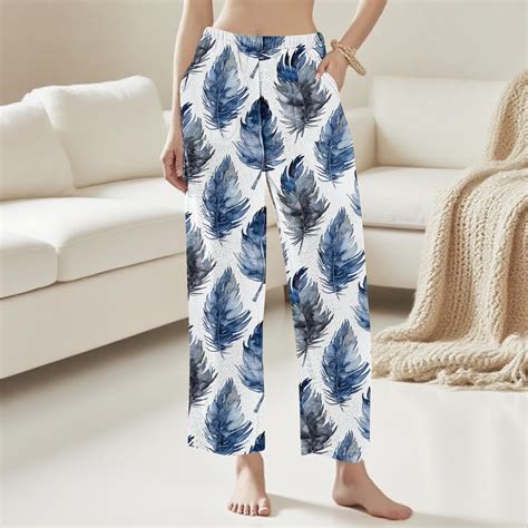 Puyaiuu Womens Pajama Pants With Pockets Flannel Pajama All Kinds Of