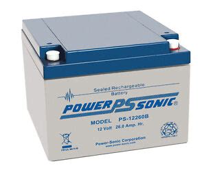 Ps Power Sonic Volt Ah Rechargeable V Ps Lead Acid Battery Ebay