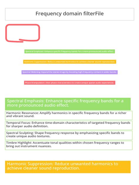 Frequency Domain Filterfile Outline Pdf Harmonic Equalization Audio
