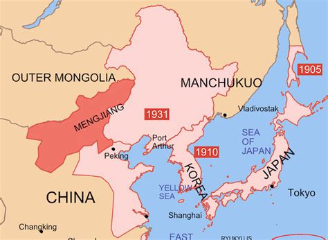 Japanese Invasion Of Manchuria Map