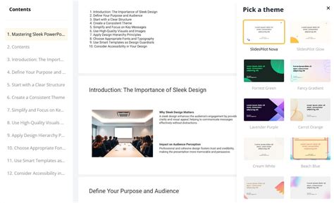 Transform Your Slides 10 Keys To Sleek Presentation Design
