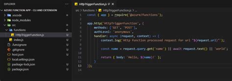 Creating Azure Function Apps With Vs Code Extension And Azure Cli Parveen Singh