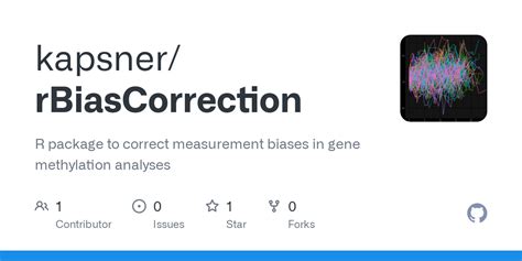 github kapsner rbiascorrection r package to correct measurement biases in gene methylation