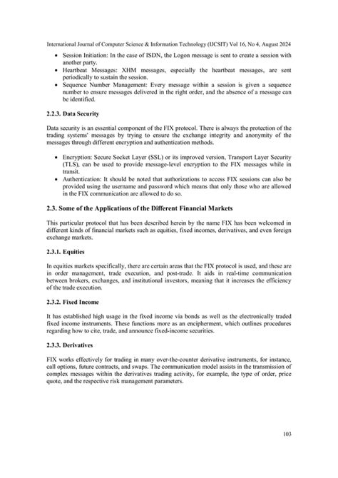 Fix Protocol The Backbone Of Financial Trading Pdf