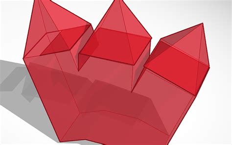 3d design messed up crystal tinkercad