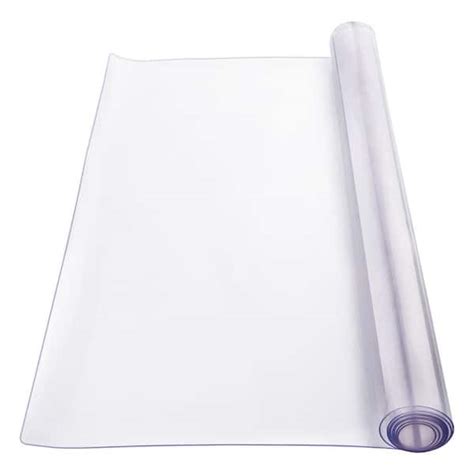 Vevor Plastic Table Cover 40 X 60 In 2 0 Mm Thick Clear Table Protector Rectangle Pvc Desk