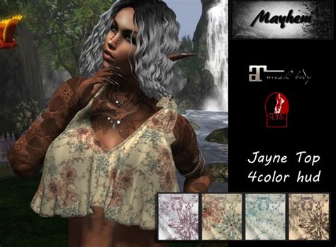 Second Life Marketplace Mayhem Unpacker Hud Jayne Top