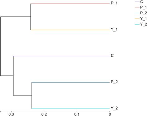 hierarchical clustering tree on otu level download scientific diagram