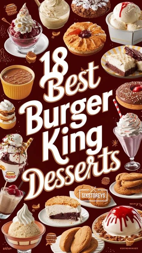 Burger King Desserts Menu With Price Rkif