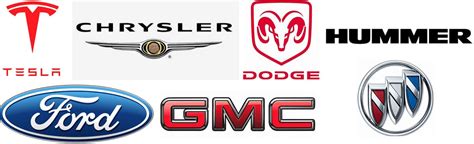 Logotipos De Marcas De Coches Americanos Logos Marcas De Carros