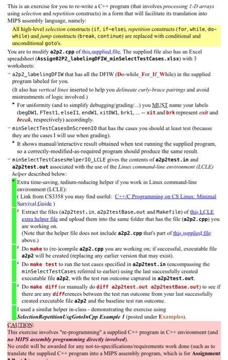Solved This Is An Exercise For You To Re Write A C Program Chegg Com