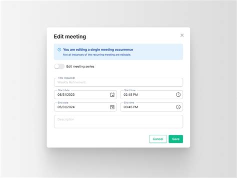 Edit Modal By Michael Heinrichs On Dribbble