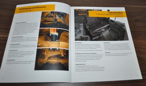Caterpillar 725c Knickgelenkter Muldenkipper Articulated Dump Brochure