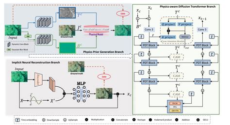 learning a physical aware diffusion model based on transformer for underwater image enhancement