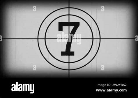 Countdown Leader Vintage Old And Retro Countdown 10 0 4k Countdown