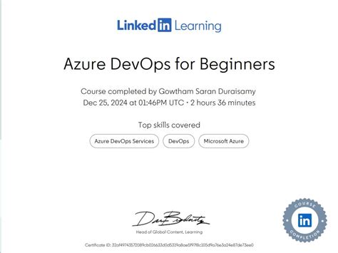Devops Azure Azuredevops Gowtham Saran D