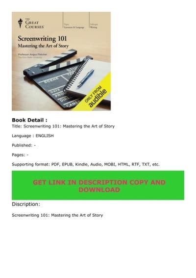 Pdf Screenwriting 101 Mastering The Art Of Story