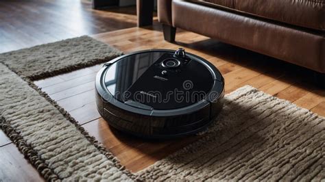 An Autonomous Robotic Vacuum Cleaner Stock Illustration Illustration Of Work Machine 320283488