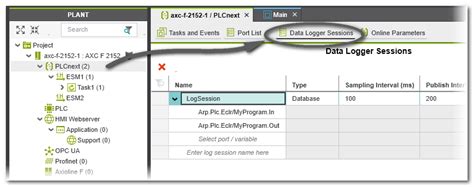 data logger configuration